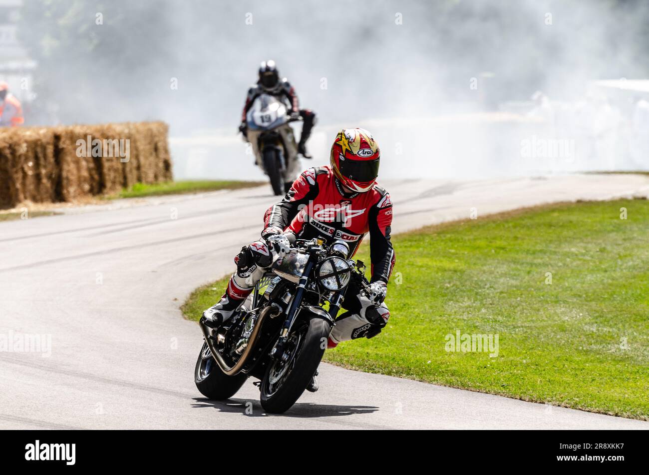 Limited edition classic british racing motorcycle hi-res stock ...