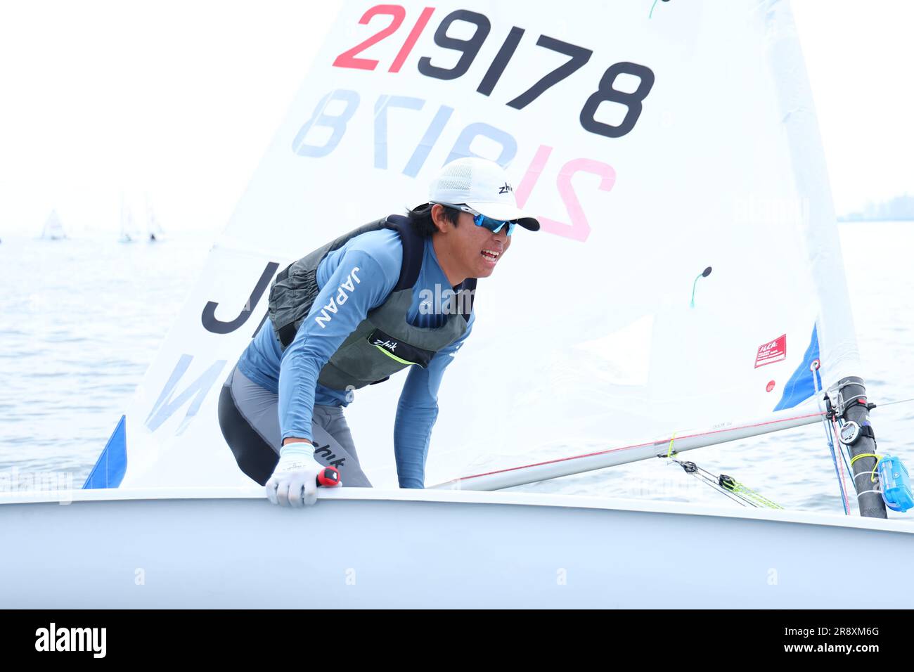 Kanagawa, Japan. 23rd June, 2023. Keigo Okada (JPN) Sailing : ASAF CUP ...