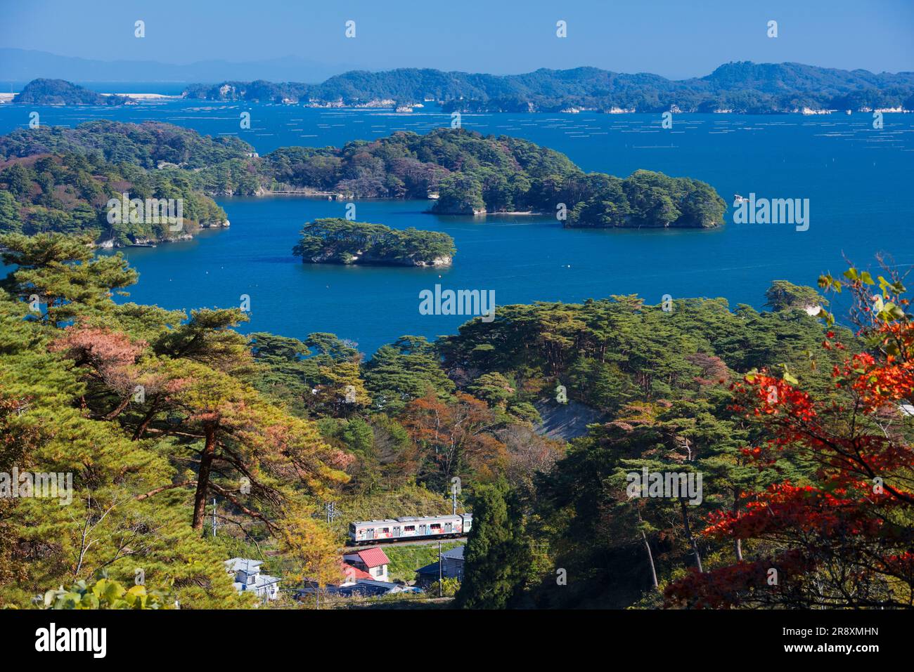 Matsushima and Senseki Line Stock Photo - Alamy