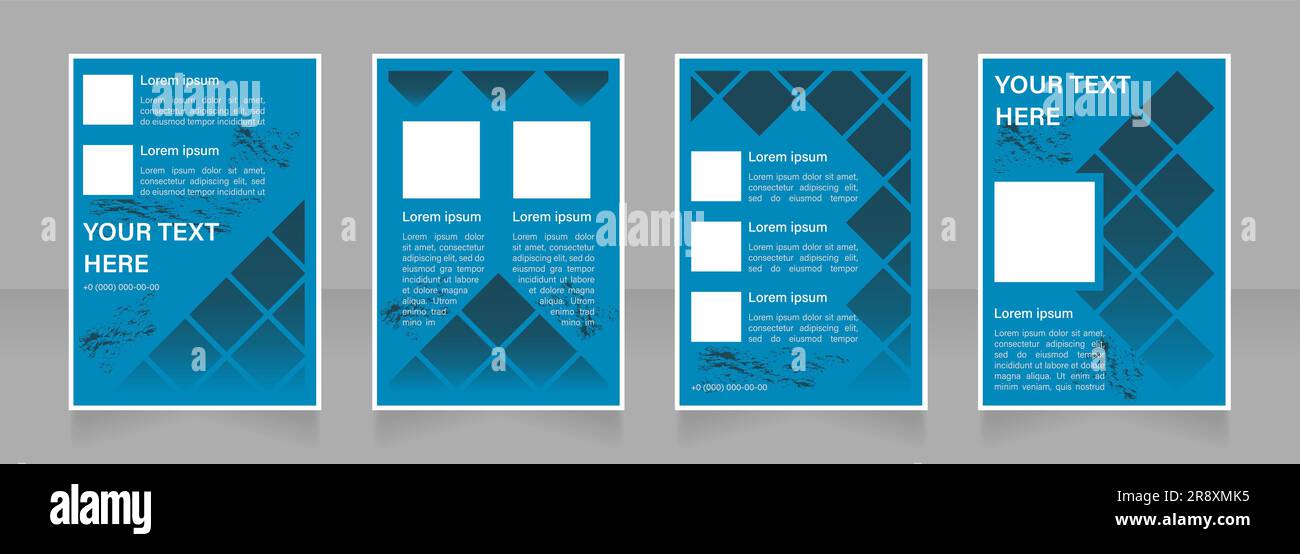 Technology-based innovation blank brochure layout design Stock Vector ...