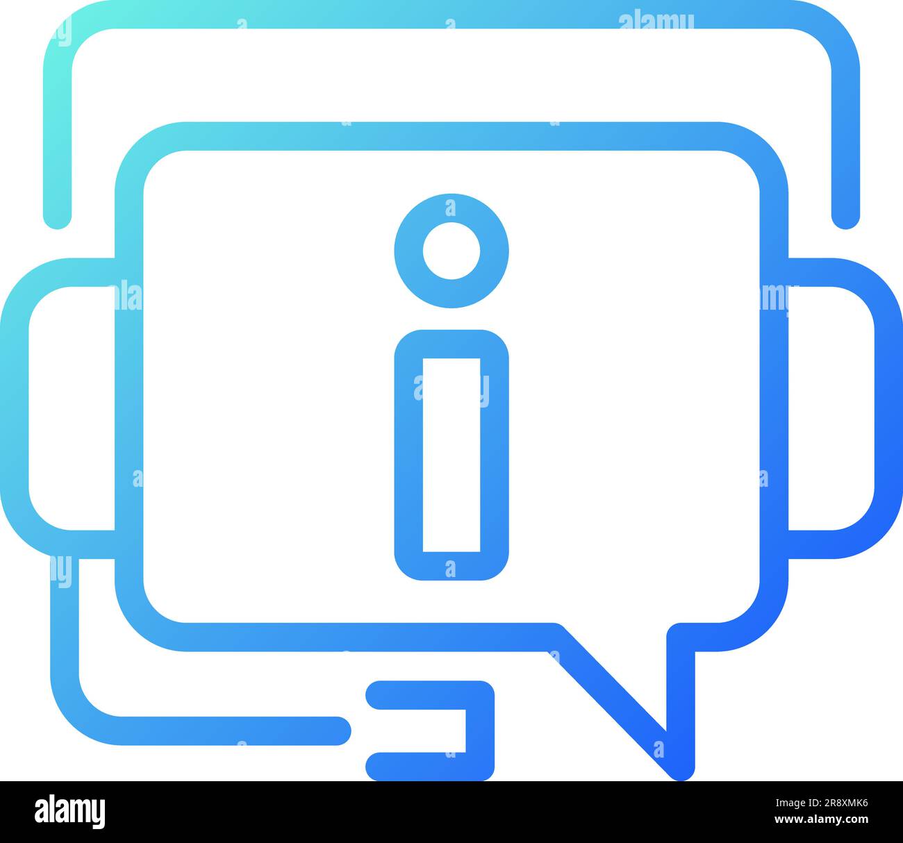 Customer support pixel perfect gradient linear vector icon Stock Vector ...