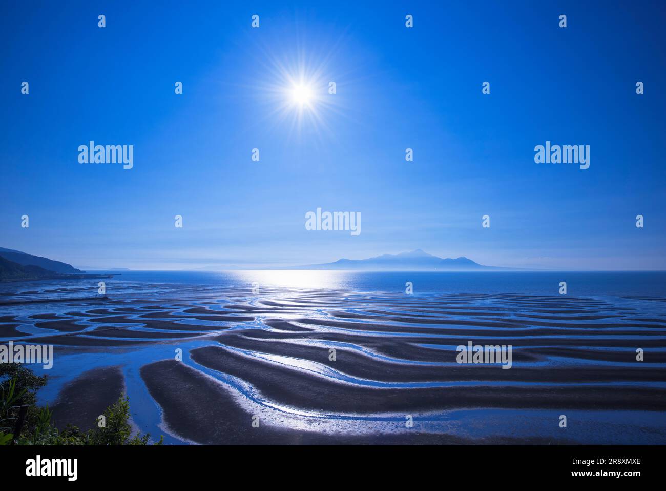 Mud flats on Mikoshiorai Coast Stock Photo - Alamy