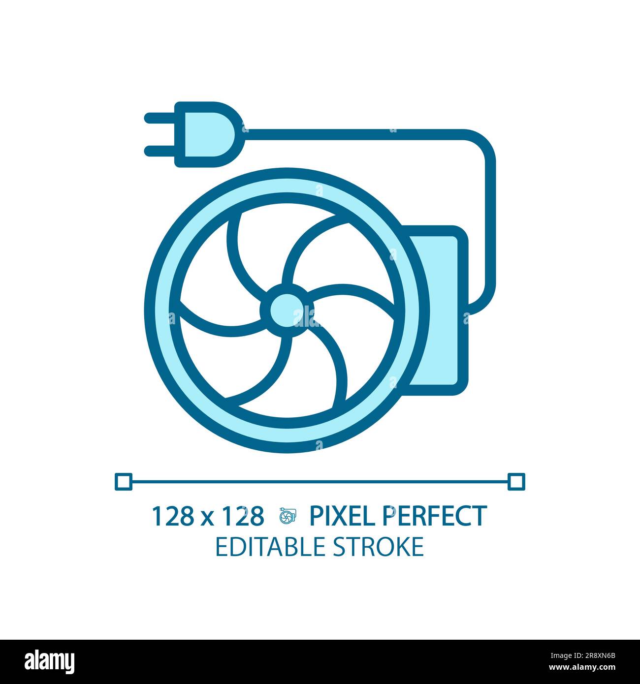 Duct electric fan vector Stock Vector Images - Alamy