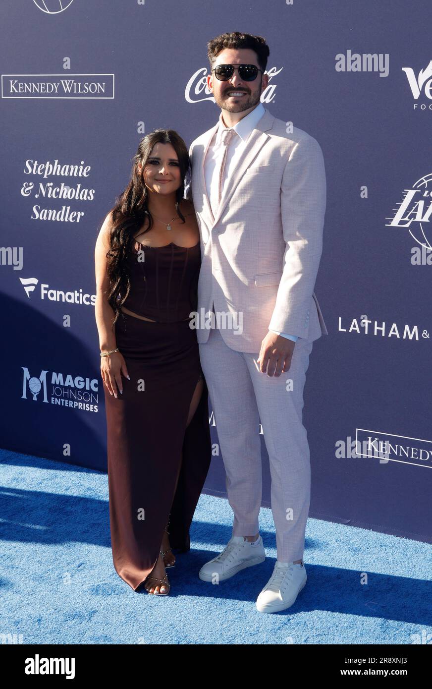 Los Angeles, California, USA. 22nd June, 2023. Kayla Vesia, Alex Vesia ...