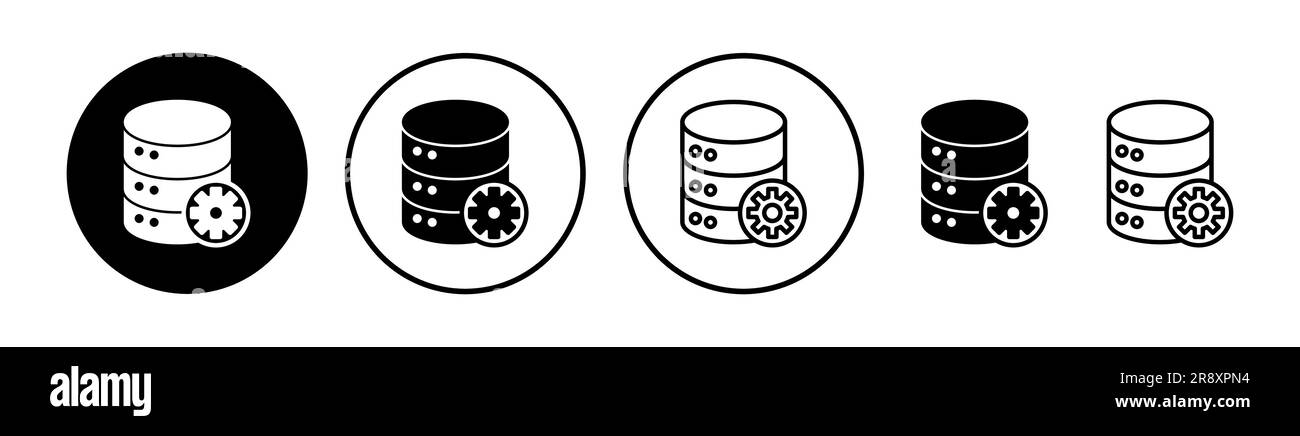 Database Icon Vector Server Icon Storage Stock Vector Image And Art Alamy