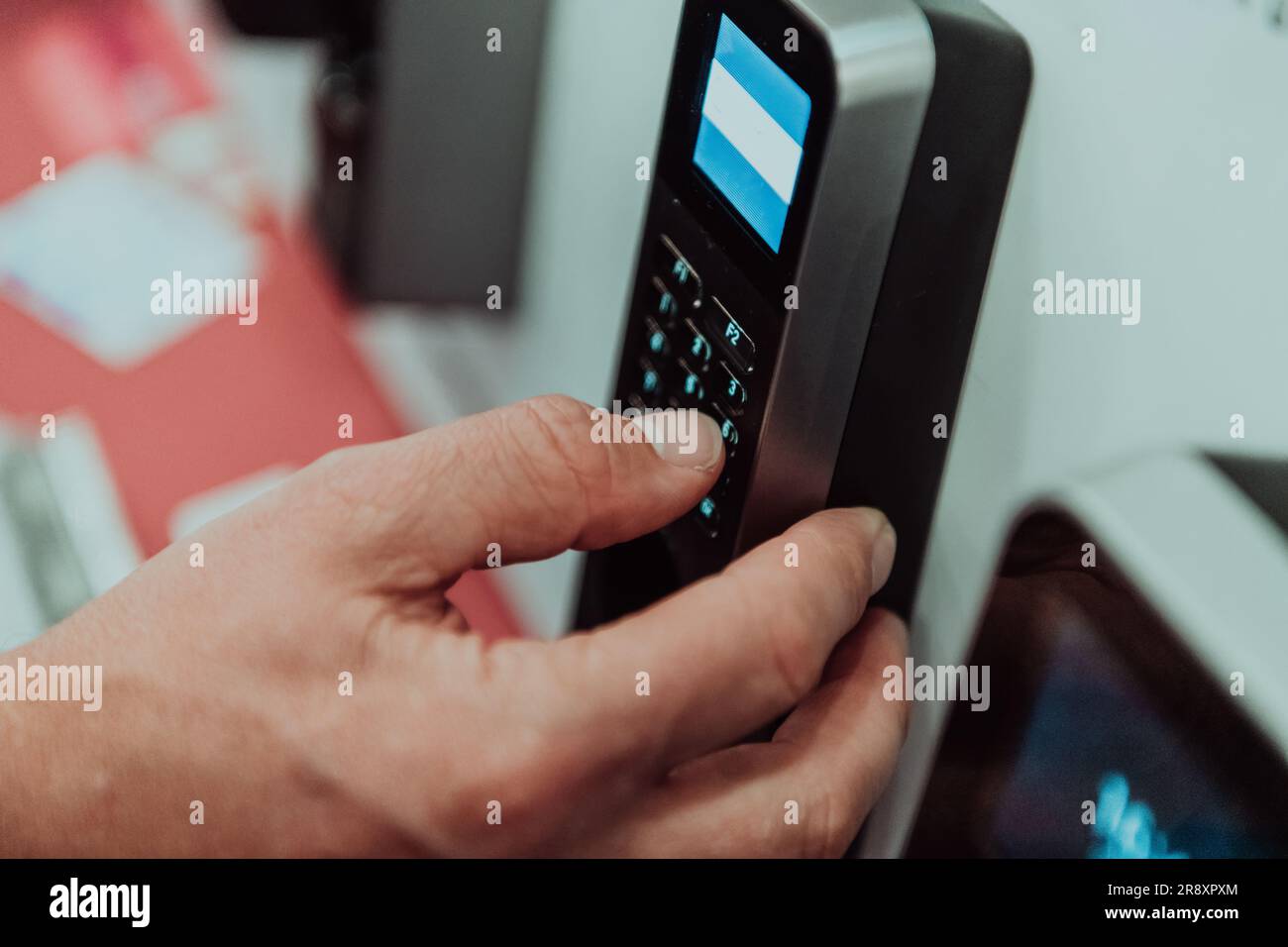 Door access control by Fingerprint Scanner, Facial recognition and Key ...