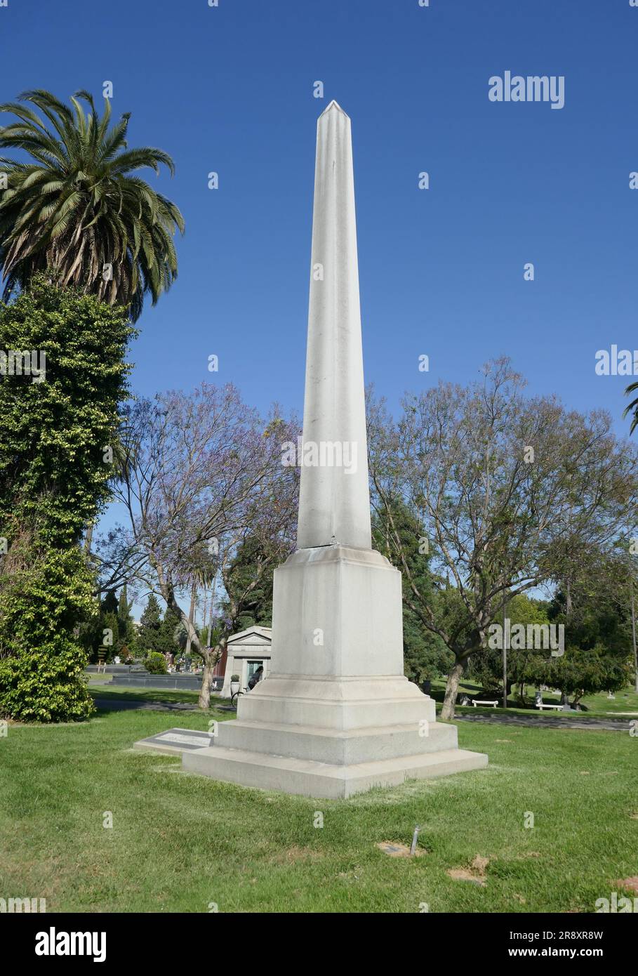 Los Angeles, California, USA 22nd June 2023 Griffith Jenkins Griffith Graves and Obelisk at ...