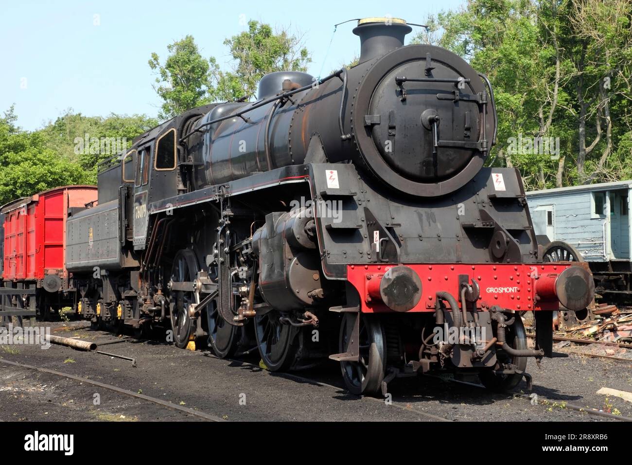 Preserved BR Standard 4MT steam locomotive 76079 at Grosmont depot on ...