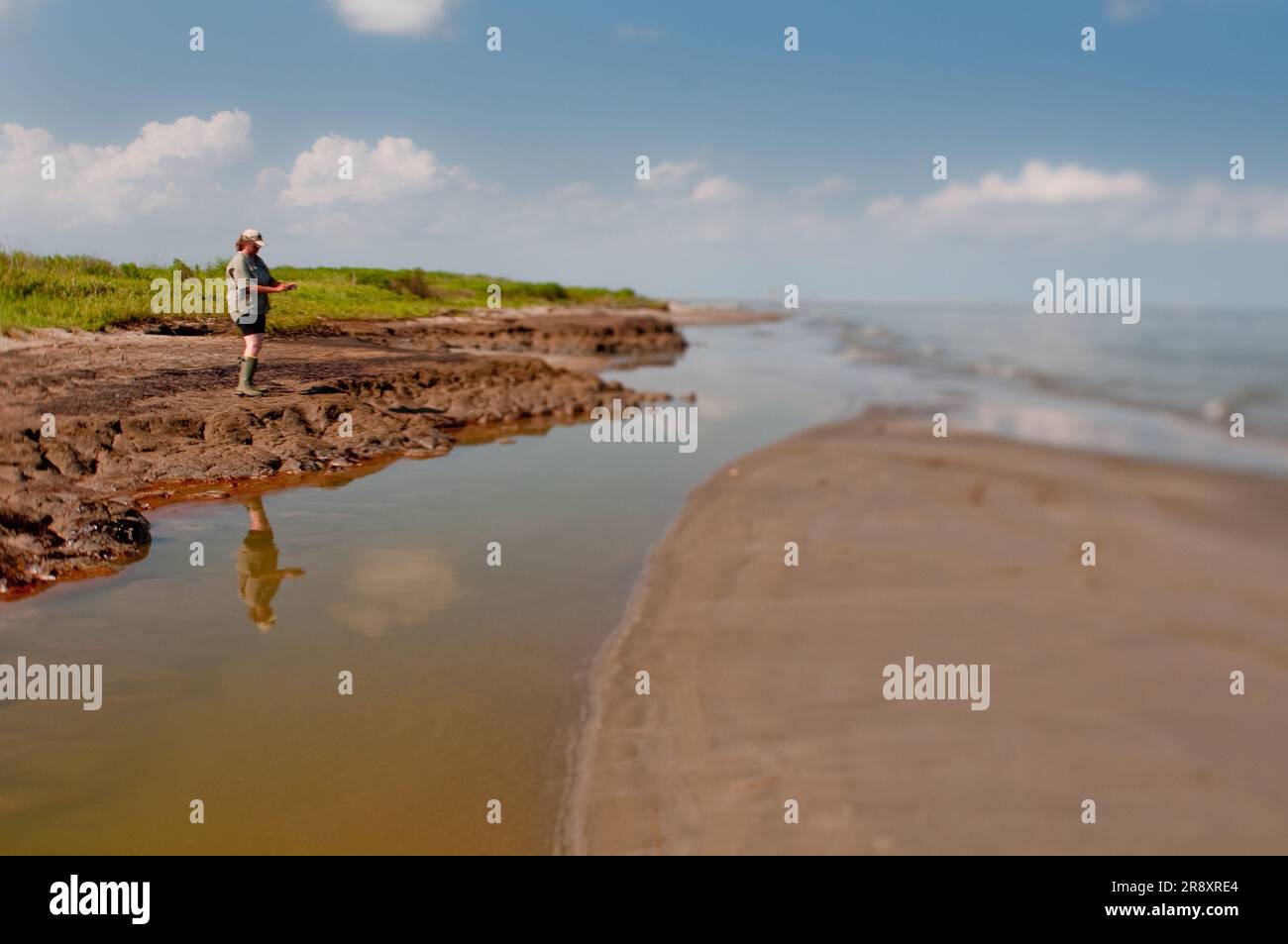 Inspections of oil impacted sites in along the beach of Grand Terre ...