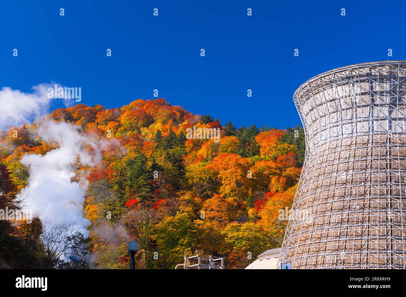 Matsukawa geothermal power station hi-res stock photography and images ...