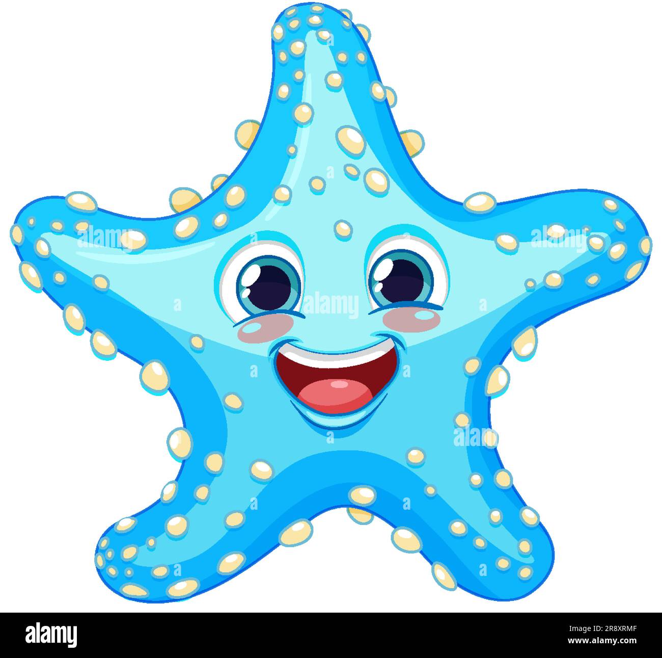 Cute starfish cartoon character illustration Stock Vector Image & Art ...