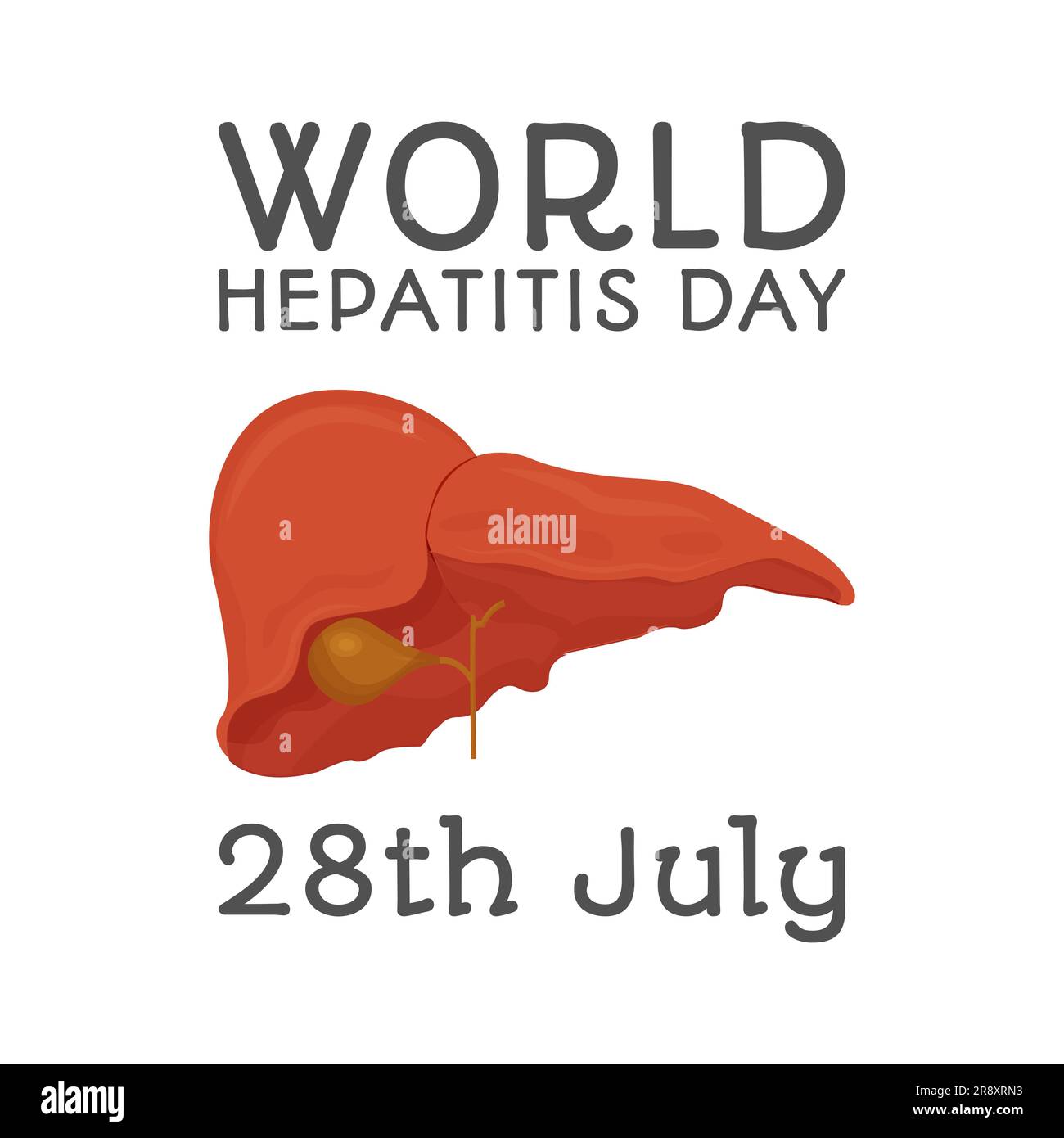 World hepatitis day background template stock vector illustration. with ...