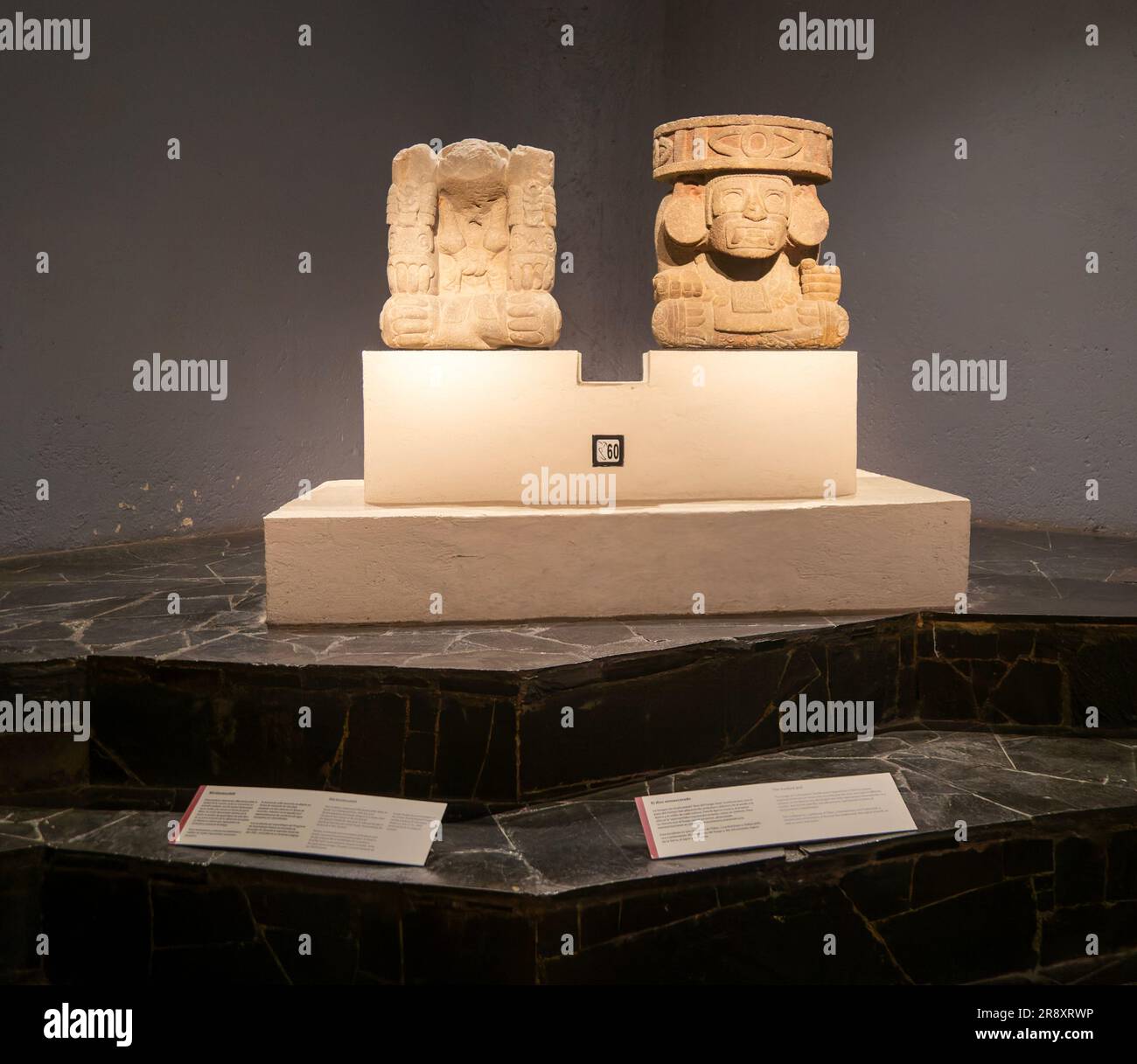 Mictlantecuhtli and a Masked God, archaeological site and museum of ...