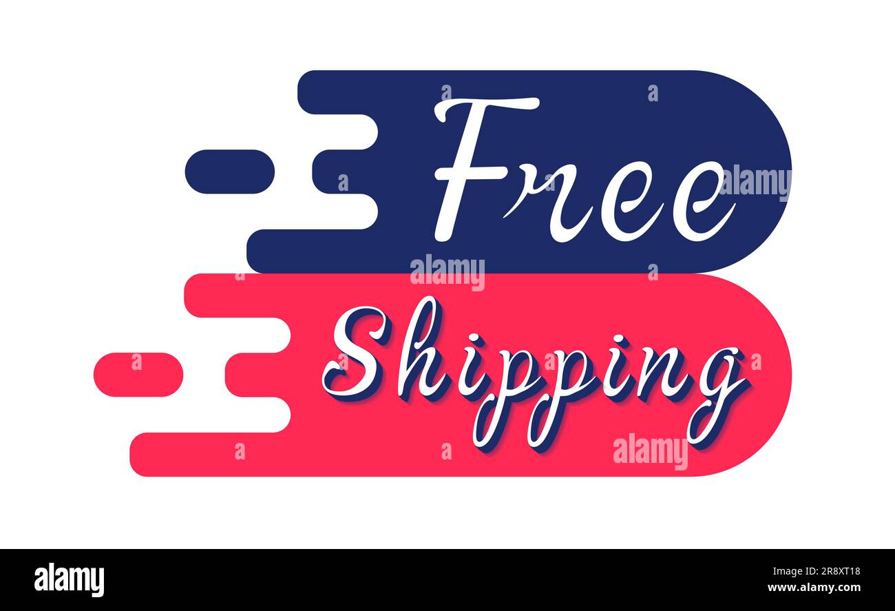 Free shipping sign square hi-res stock photography and images - Alamy