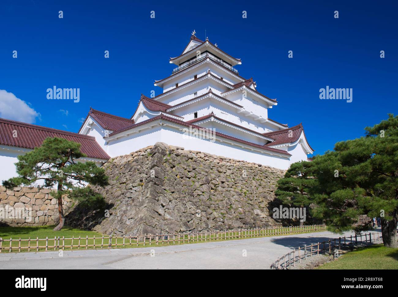 Japan aizuwakamatsu tsuruga castle hi-res stock photography and images ...