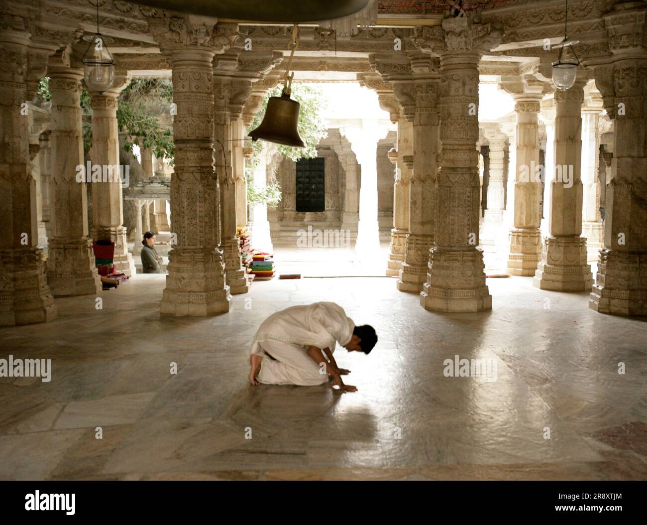 A man worships at the Jain Temple in Ranakpur, India Stock Photo - Alamy