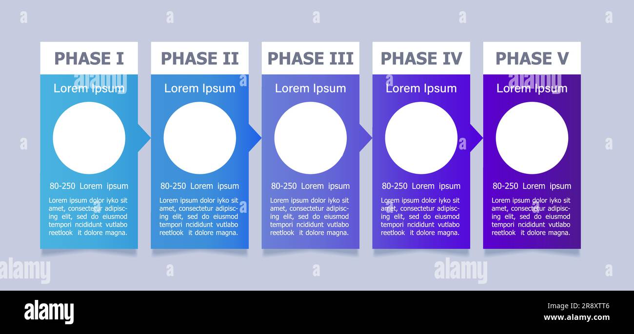 Vaccines trial phases infographic chart design template Stock Vector ...