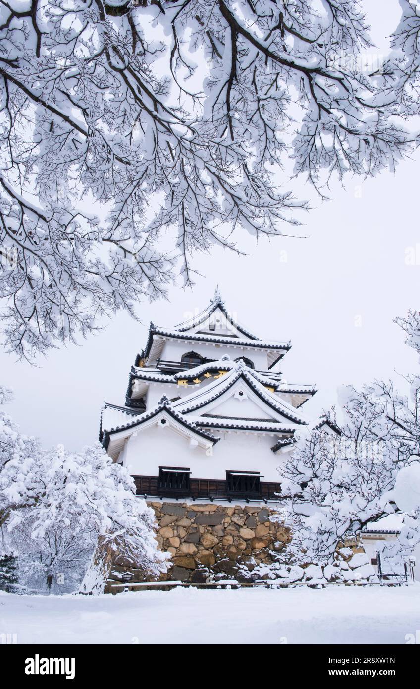 Japan winter castle hi-res stock photography and images - Alamy