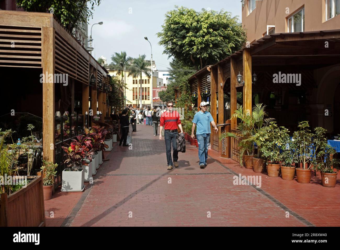 People on the street in Lima, Peru Stock Photo - Alamy