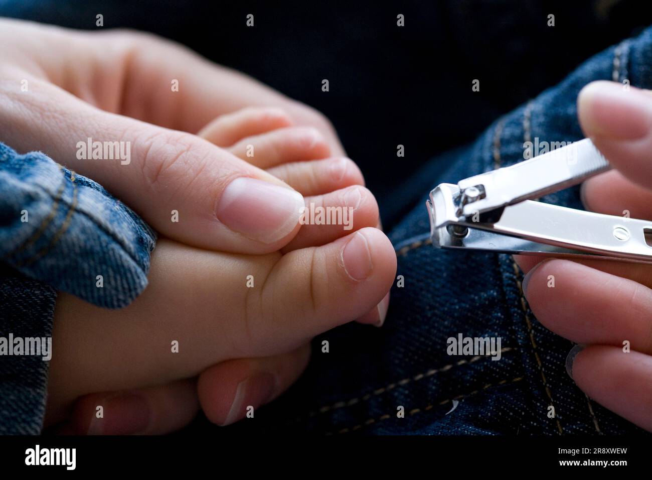 Baby toenails hi-res stock photography and images - Alamy
