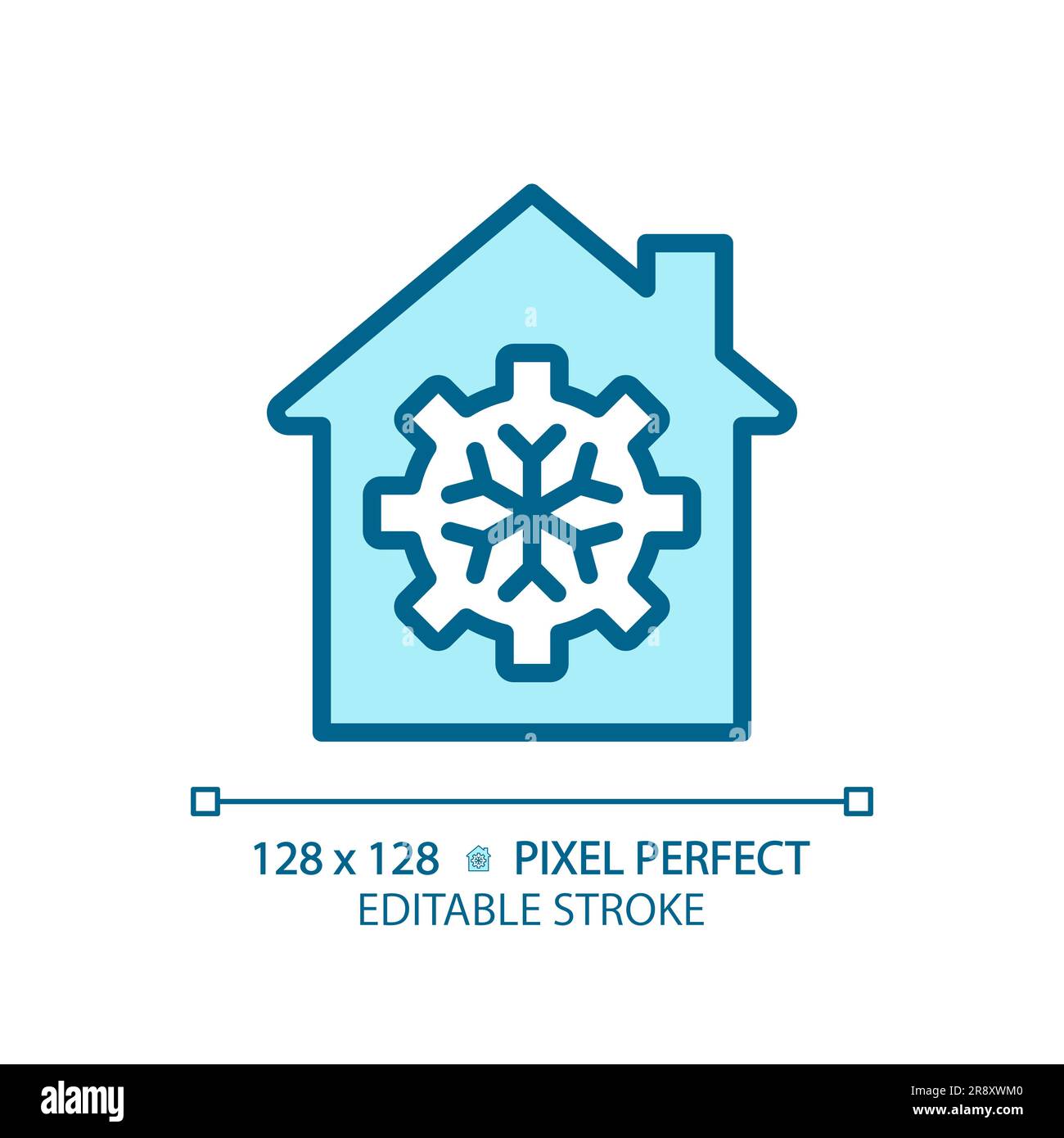 General cooling light blue icon Stock Vector Image & Art - Alamy