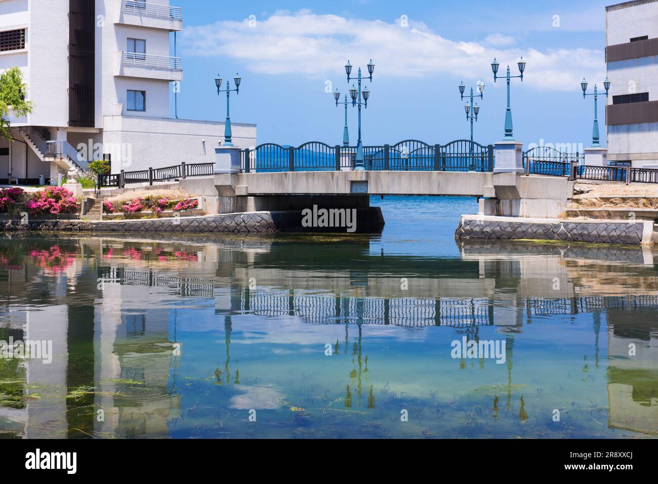Togetsu Bridge at Wakura Onsen Stock Photo - Alamy
