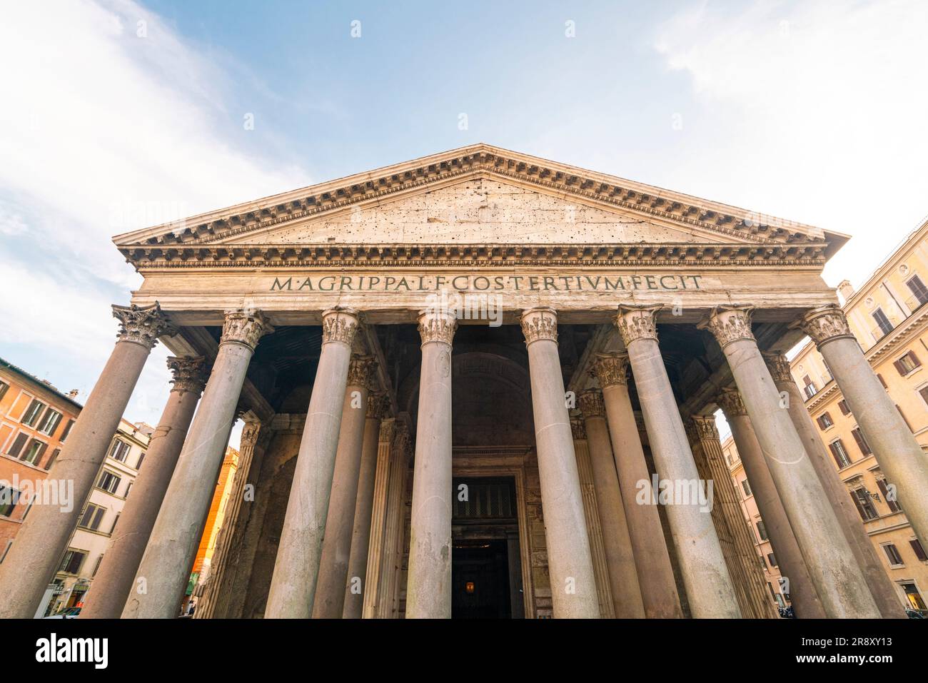 Pantheon temple in Rome, Italy Stock Photo - Alamy