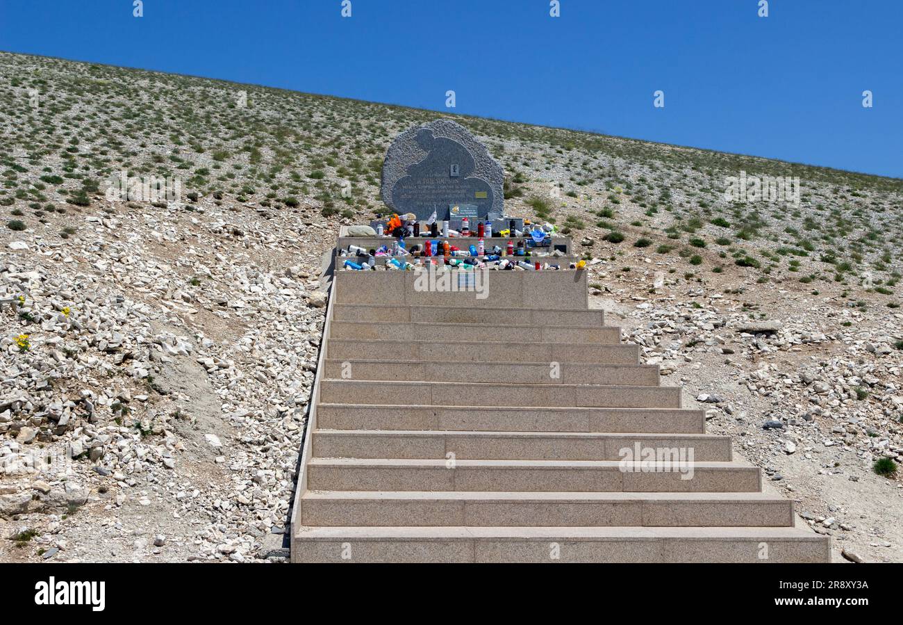 Mont Ventoux (1,910 meters) nicknamed the Giant of Provence or Mont ...