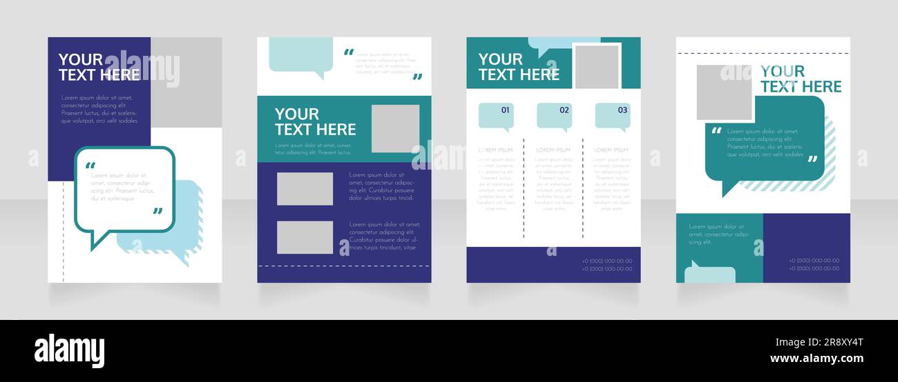 Client support blank brochure layout design Stock Vector Image & Art ...