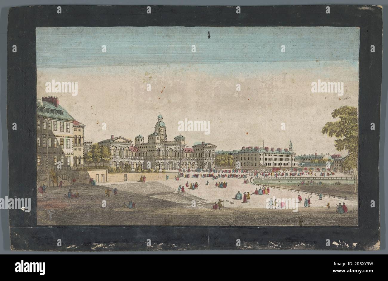 View of the Horse Guards Parade in London, 1745-1775 Stock Photo - Alamy