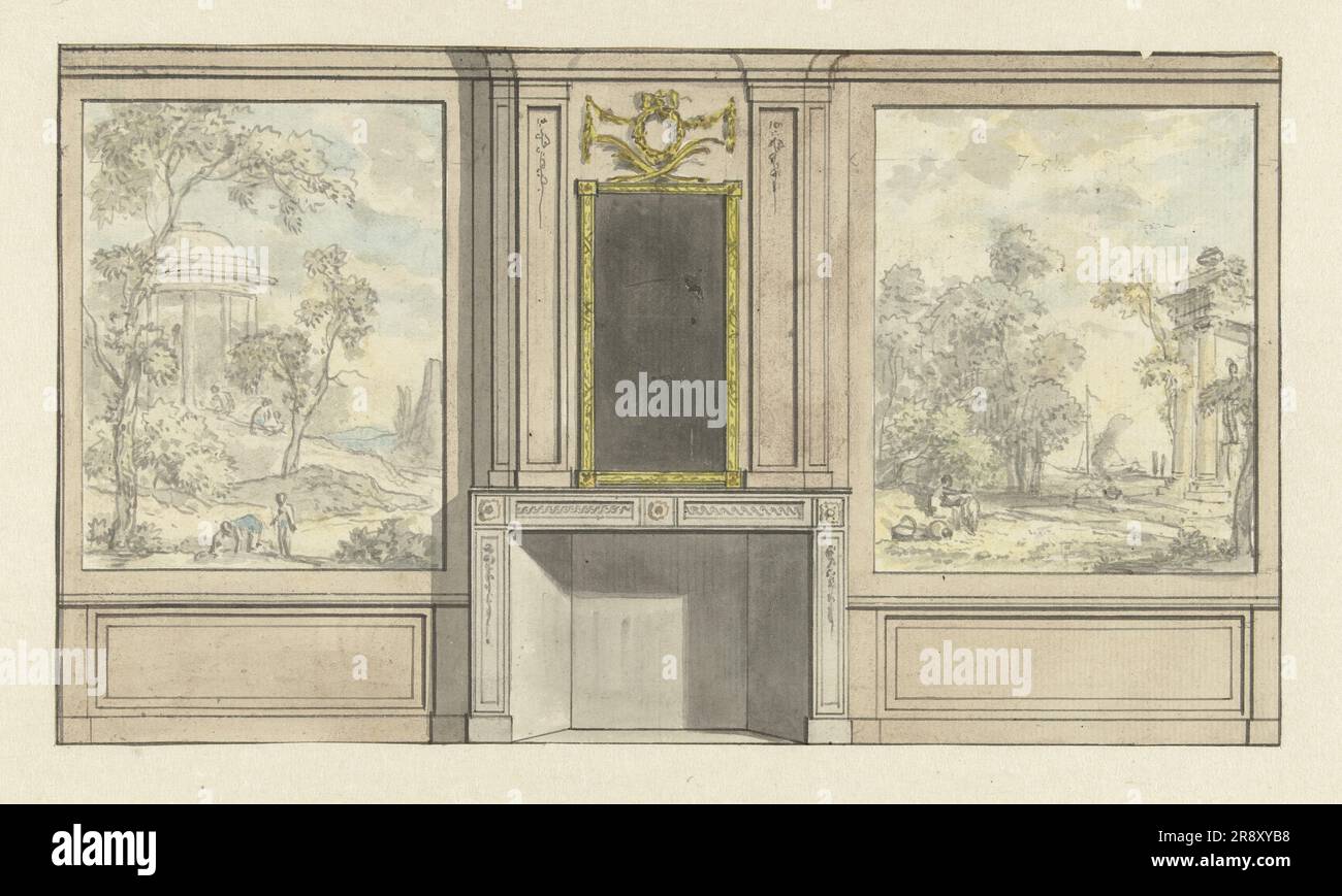 18th century interior design paint hi-res stock photography and images ...