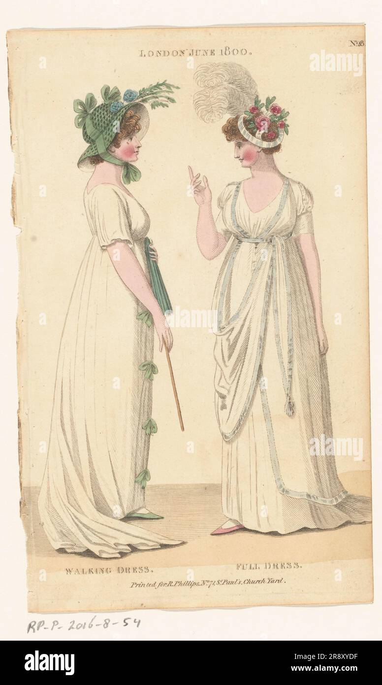 Magazine of Female Fashions of London and Paris, No. 28: London, June ...