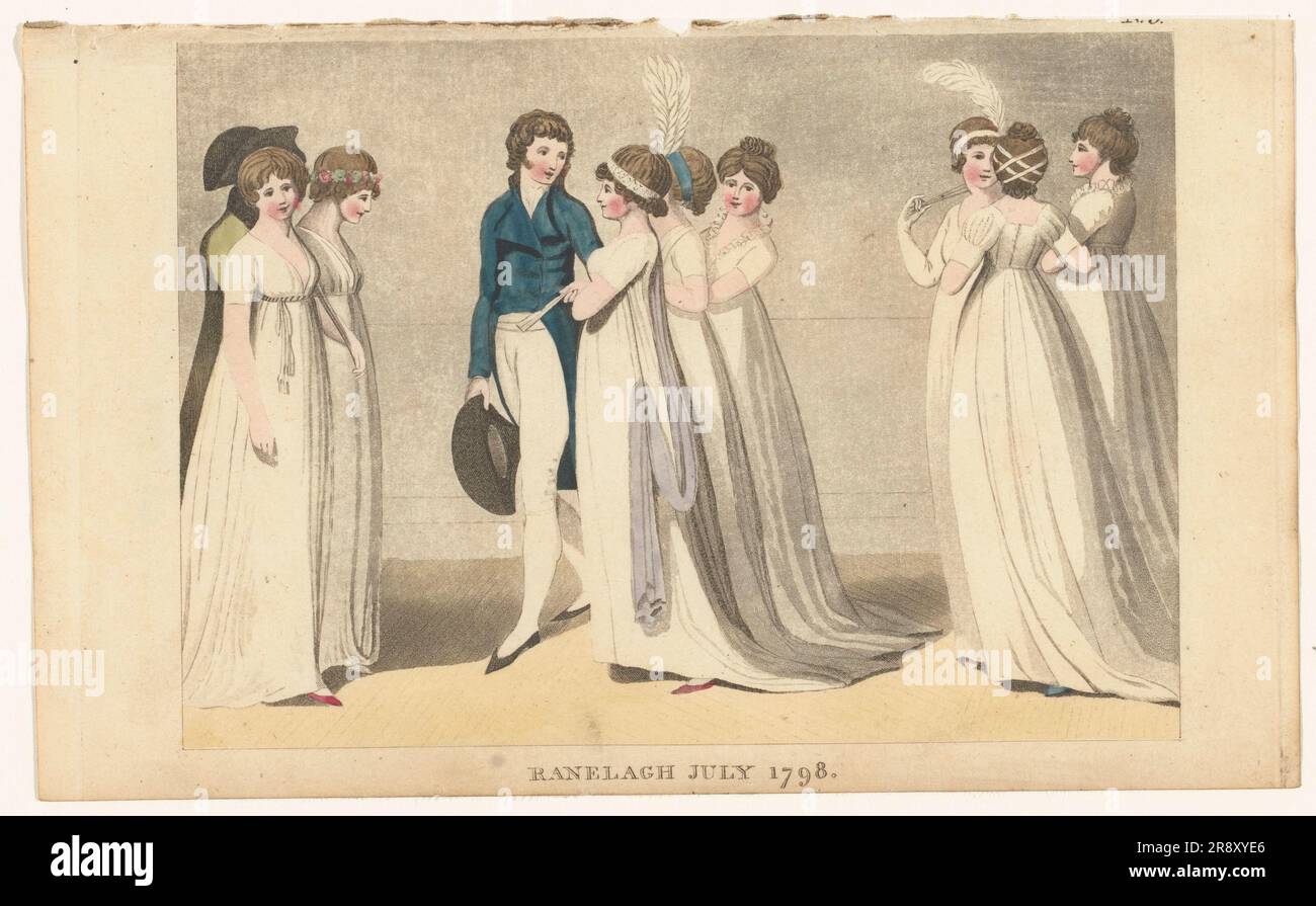 Magazine of Female Fashions of London and Paris: Ranelagh July 1798 ...