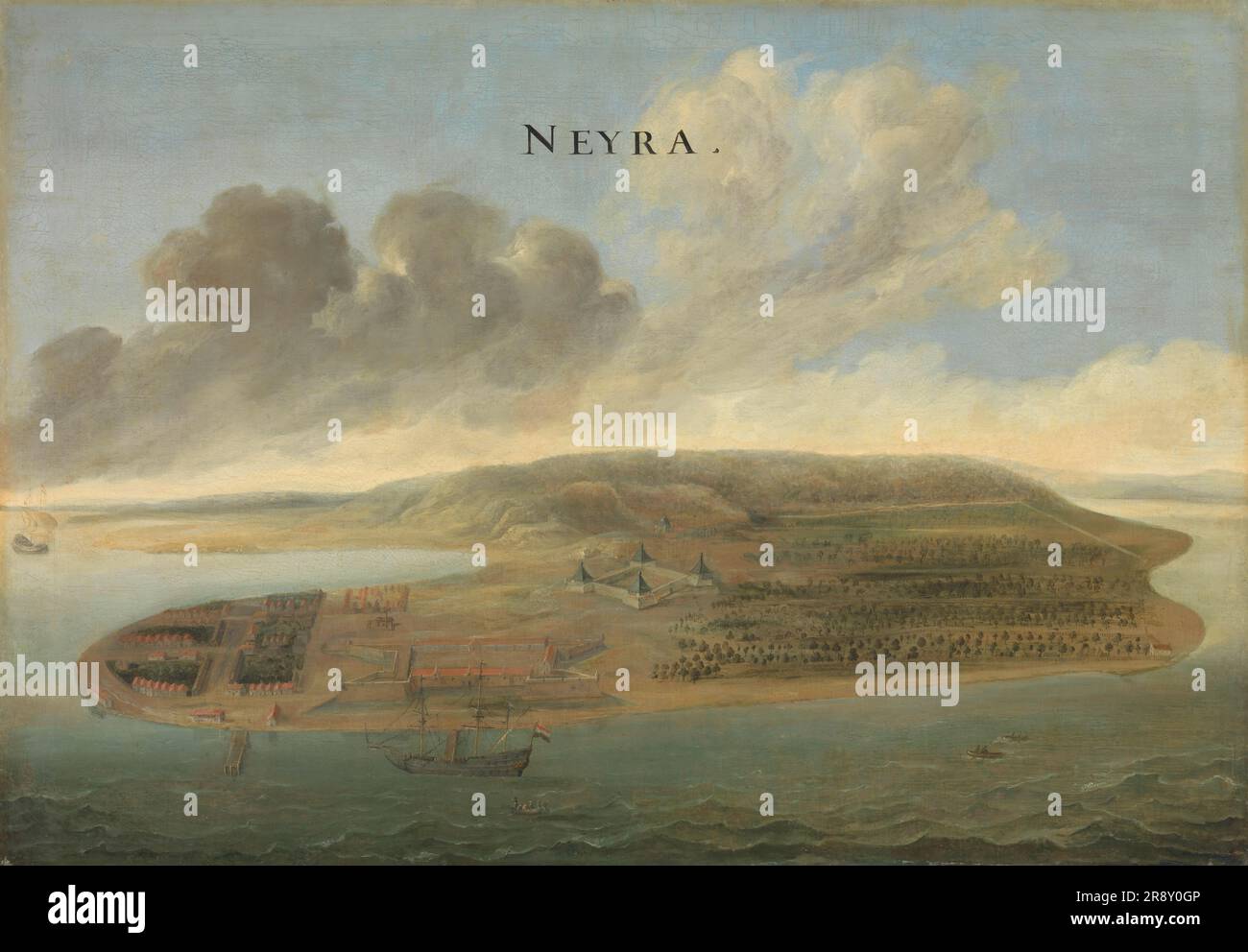 Two Views of Dutch East India Company Trading Posts: Lawec in Cambodia ...
