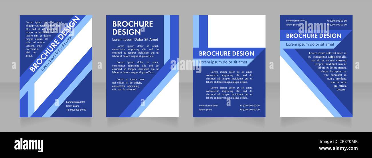 Professional networking event promo blank brochure layout design Stock ...