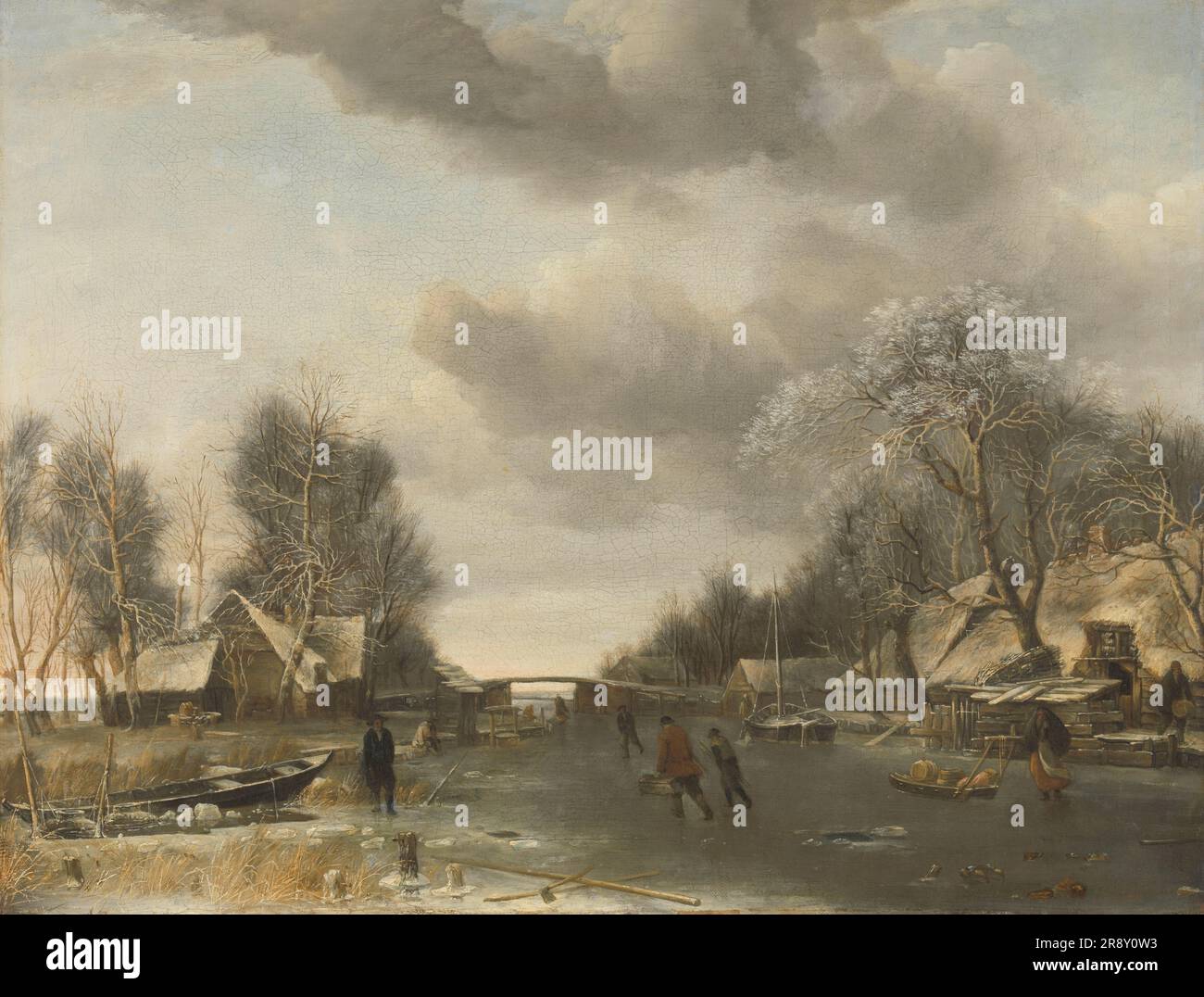 Winter Scene, c.1652-c.1653 Stock Photo - Alamy