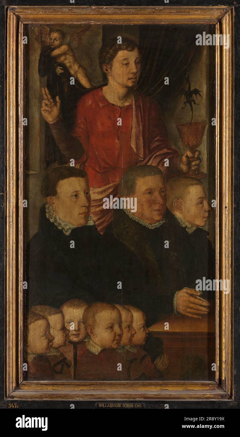 Left wing of a Memorial Triptych, formerly called the Gertz Memorial ...