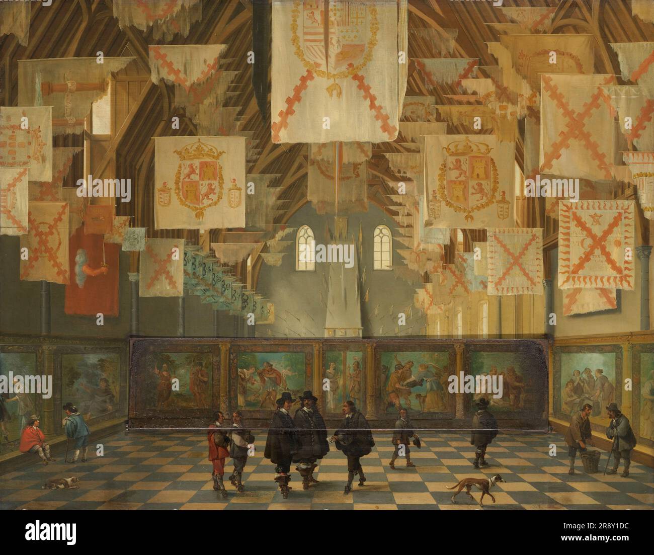 The Great Assembly of 1651, c.1651. Other Title(s): The Great Hall of ...