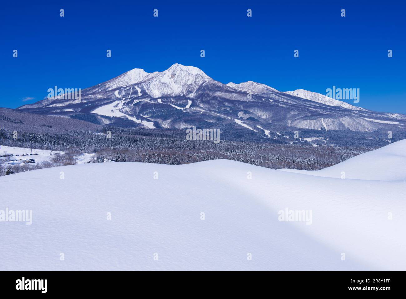 Mt. Myoko in Winter Stock Photo - Alamy