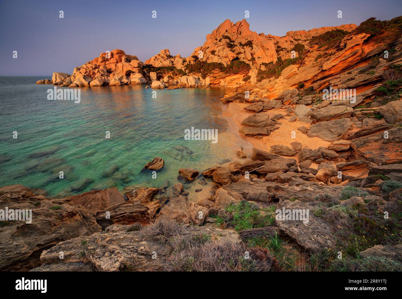 Capo Testa Spiaggia Zia Culumba, The Mediterranean Sea, Strait of ...