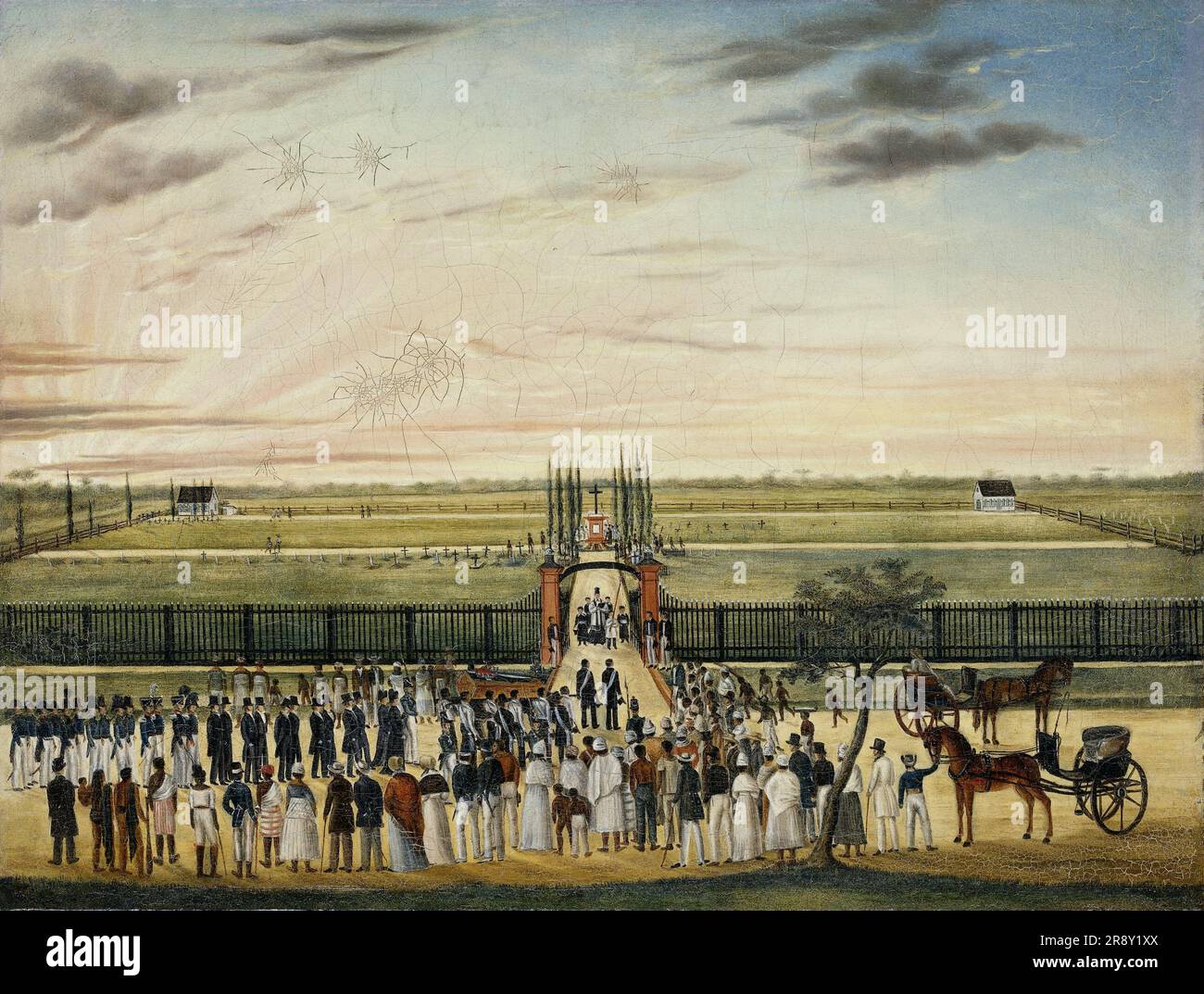 The Burial of Father Joannes Vitus Janssen (1803-43) at Paramaribo, 1843-1845 Stock Photo - Alamy