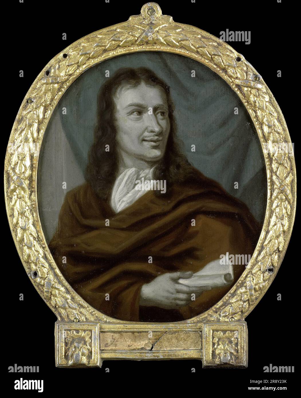 Portrait of Pieter Verhoek, Poet and Marble Painter in Amsterdam, 1700 ...