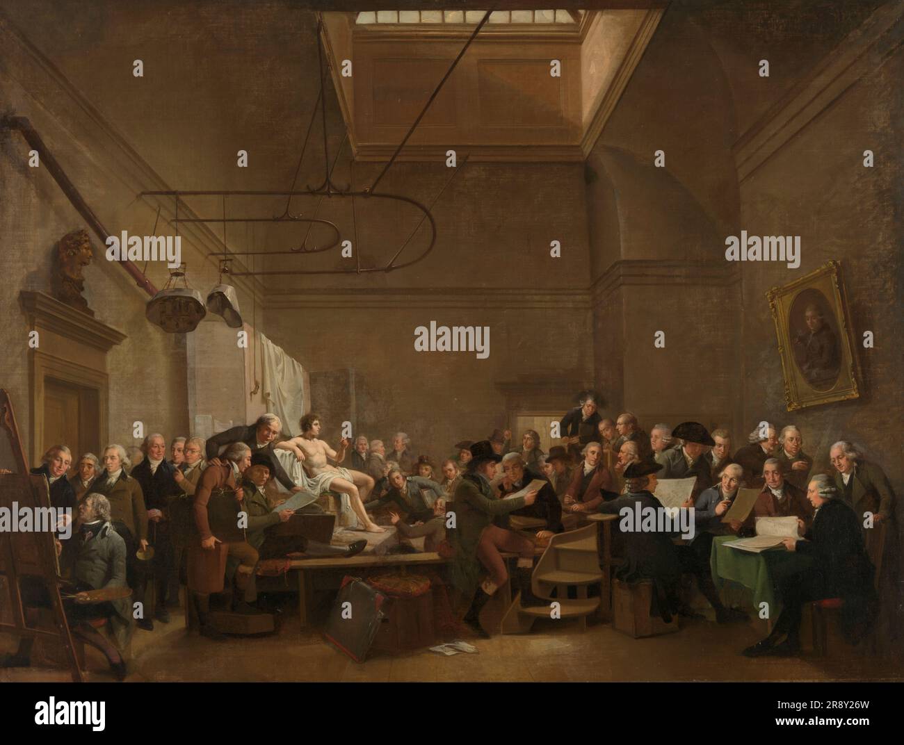 The Drawing Gallery of the Felix Meritis Society, 1801. Other Title(s ...
