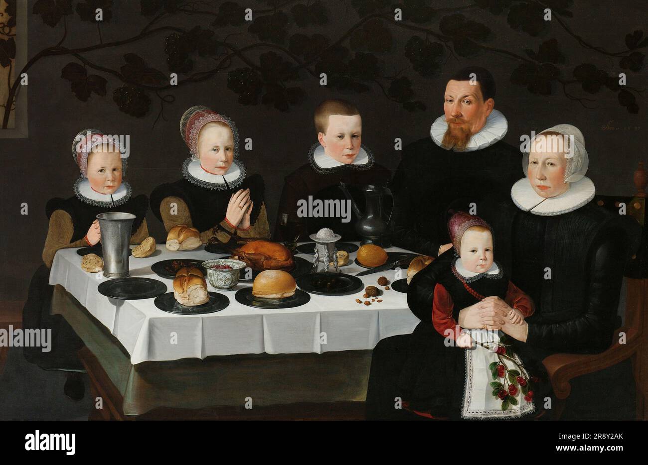 17th century family meal hi-res stock photography and images - Alamy