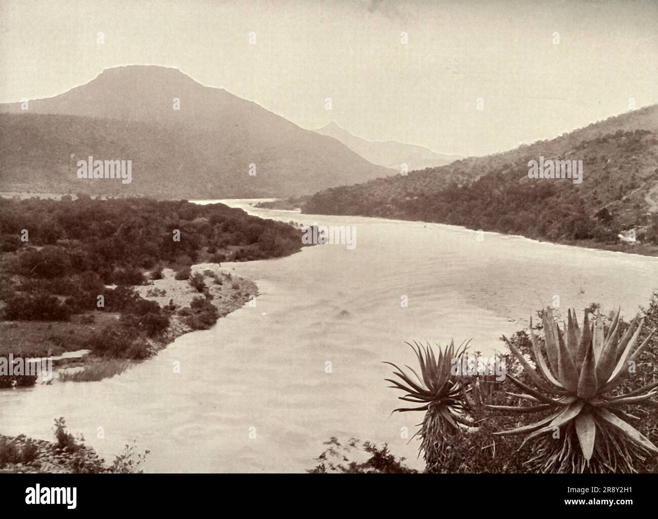 'View of the Tugela River', c1900. River in KwaZulu-Natal Province ...