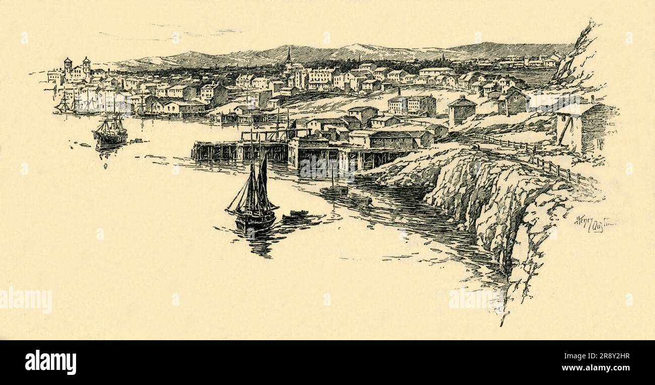 'St. John's, Newfoundland', c1900. Fishing rights in Canada. 'This ...