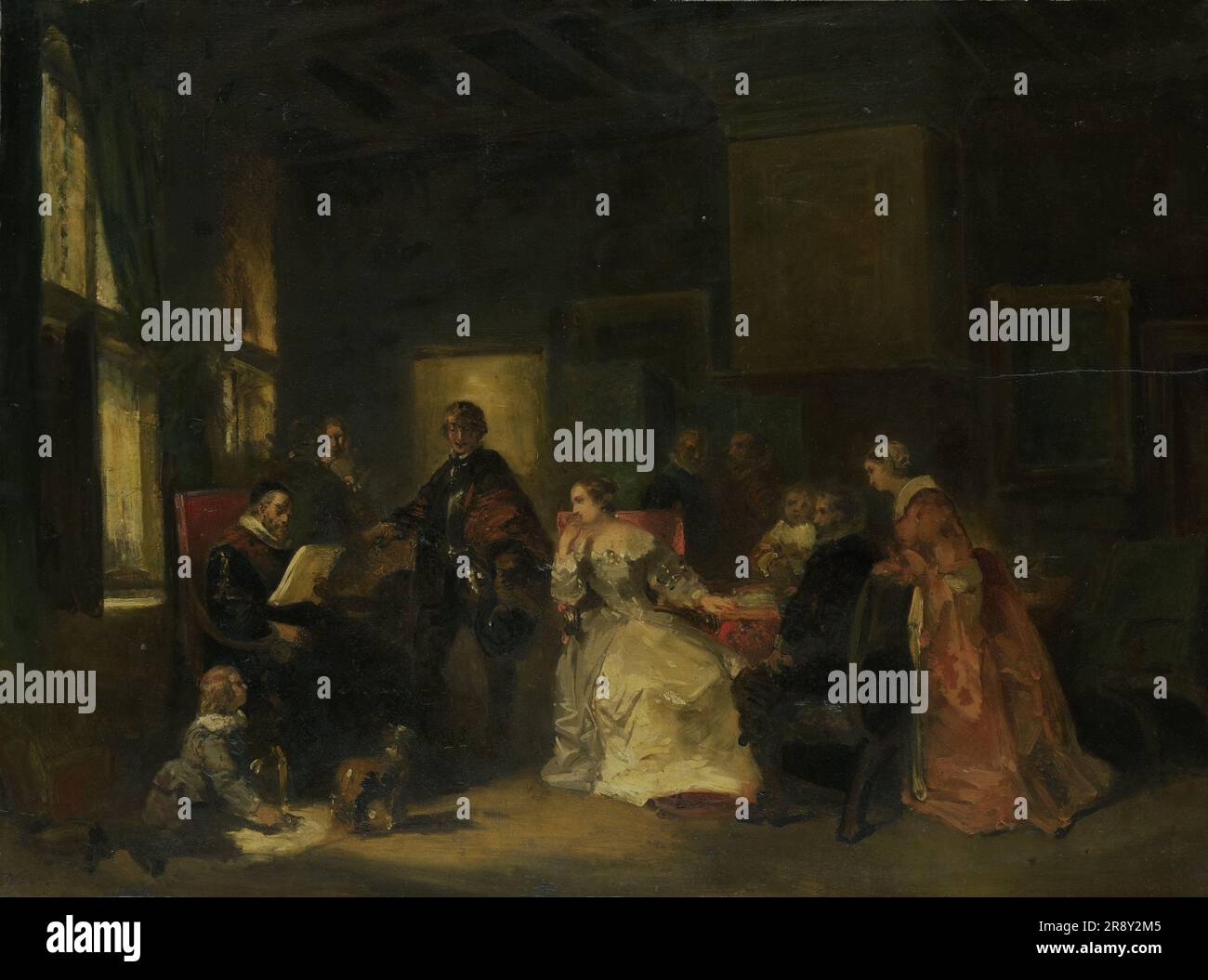 Historical Scene with William the Silent?, 1830-1860 Stock Photo - Alamy