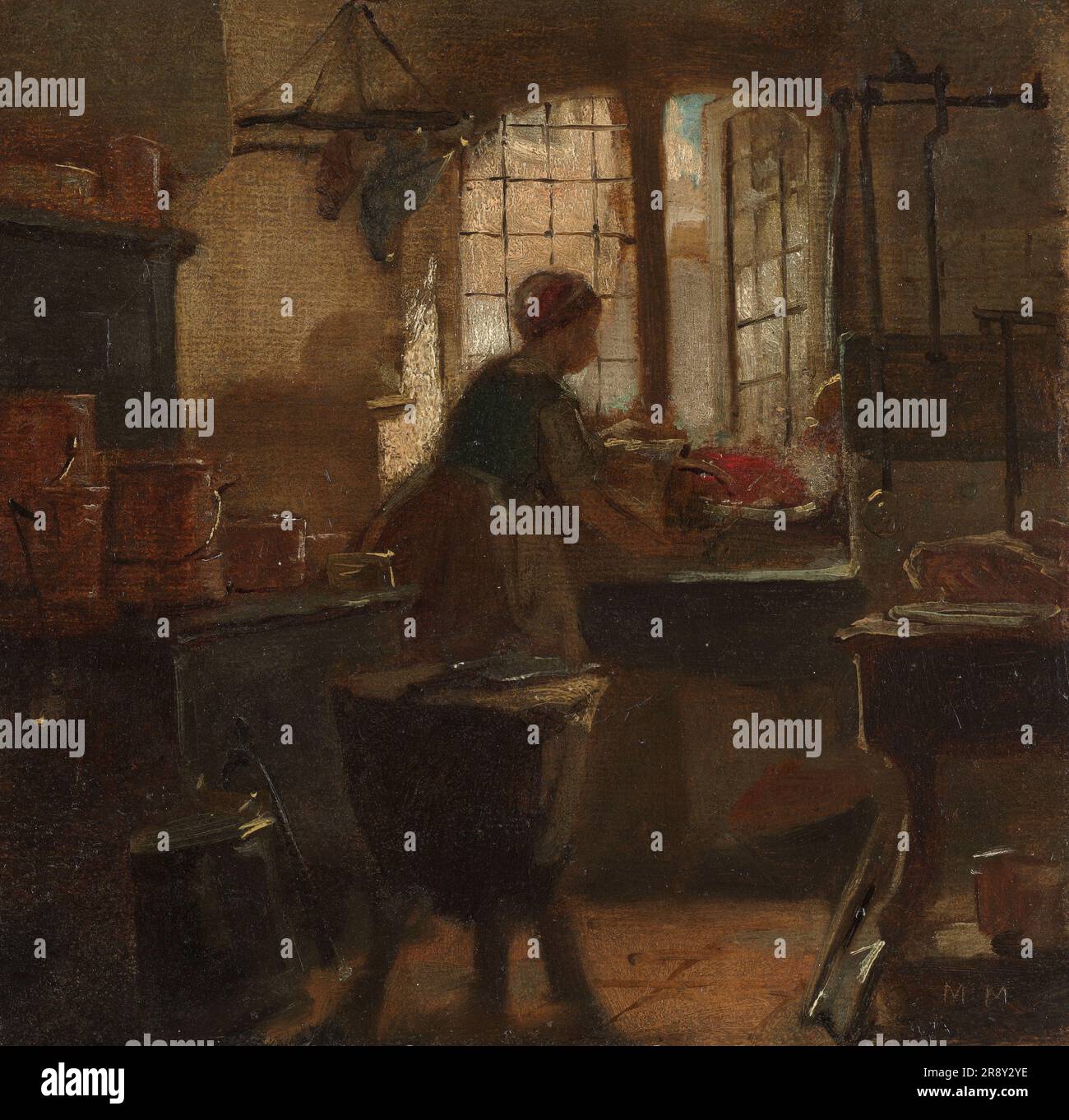 19th century kitchen maid hi-res stock photography and images - Alamy