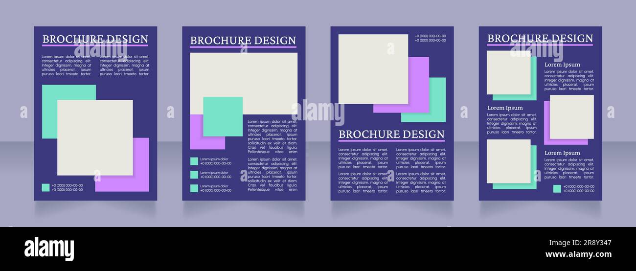 World famous tourist attractions blank brochure layout design Stock ...