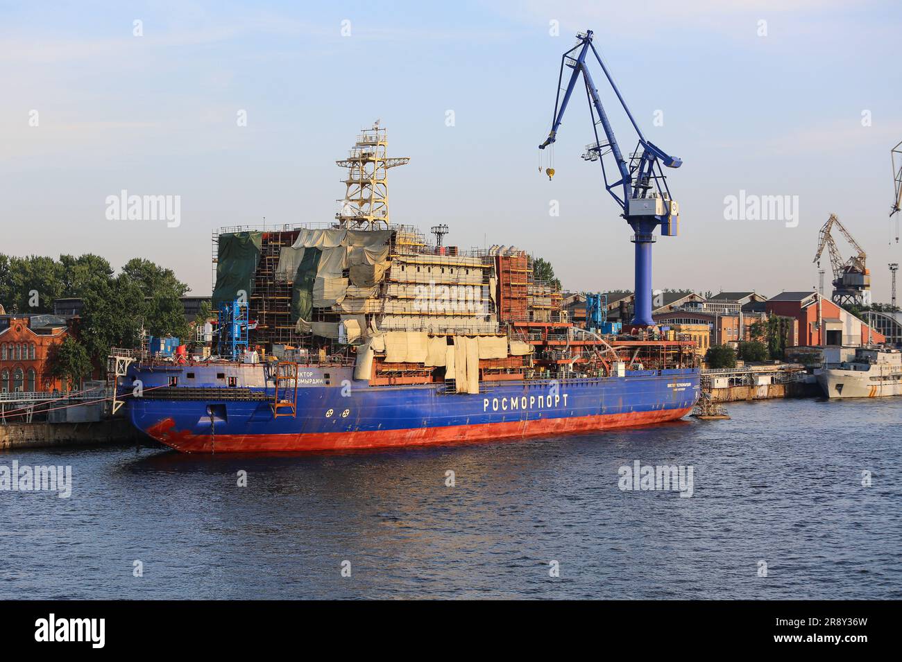 Russian icebreaker Viktor Chernomyrdin (Виктор Черномырдин), largest ...